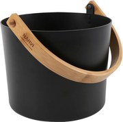 Narvi Black vědro hliníkové černé 6,5L