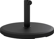 Cementový stojan na slunečník 13 kg Kulatý stojan na slunečník o průměru trubky 34 mm/38 mm/48 mm, černý