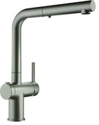 Franke Active - Dřezová baterie FN 5351.149, s ovládáním výpusti Twist a výsuvnou sprškou, nerez 115.0653.505