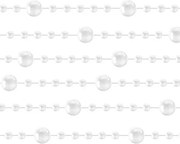 Vánoční dekorace – řetěz s perlami 5 metrů