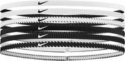 Nike flex classic slim headbands 6pk černá/bílá