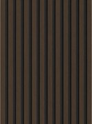 Mexen Lam-F, akustické stěnové lamely 275 × 30 cm, plstěný podklad 8 mm, technická dýha, ořech palisandrový, S105-275307-3015-021