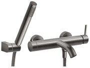 Novaservis Ferro Ciriculus - Vanová baterie s příslušenstvím, gun metal BCK11GM