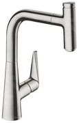 Hansgrohe Talis Select M51, dřezová baterie s výsuvnou koncovkou, vzhled nerezový 72822800