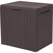 Keter Zahradní úložný box City hnědá, 113 l, 55 x 58 x 44 cm
