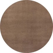Hanse Home, Kusový koberec Fancy 103008 Braun - hnědý kruh, 200x200 (průměr) kruh, hnědá, ložnice