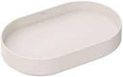 Hansgrohe Xuniva Evo U - Umyvadlo na desku, 65x40 cm, bez přepadu, bez otvoru pro baterii, matná béžová 60325780