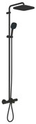 Grohe Vitalio Comfort - Sprchový set s vanovým termostatem, 25x25 cm, 2 proudy, matná černá 269842431