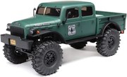 Rc auto axial scx24 dodge power wagon 1940 1:24 4 wd zelený