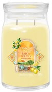 Yankee Candle vonná svíčka Signature ve skle velká Veľká Lemon Gelato 567g