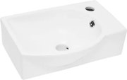 Umyvadlo SAT Brevis 40,5x28 cm otvor pro baterii vpravo SATBRE4028R