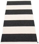 Černo-bílý vnitřní a venkovní běhoun 70x150 cm Bob Black Vanilla – Pappelina