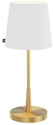 ByRydens 4002730-6501 - Stolní lampa LUMI 1xE27/8W/230V bílá/zlatá 48,5 cm