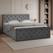Postel dvoulůžko BOXSPRING HEAVEN + topper v ceně | 160x200 | VÝBĚR TKANIN