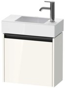 Duravit Ketho.2 - Umyvadlová skříňka 44x48x24 cm, 1 dvířka, panty vlevo, lesklá bílá K25072L22220000