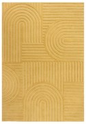 Flair Rugs, Kusový koberec Solace Zen Garden Ochre, 120x170, žlutá, ložnice