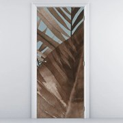 Fototapeta na dveře - Palmové listy (95x205cm)