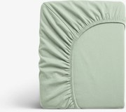 Goldea jersey elastické prostěradlo - šalvějové 90 x 200 cm