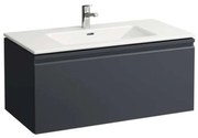 Laufen Pro S - Skříňka s umyvadlem, 100x50 cm, 1 zásuvka, grafit H8609664801041