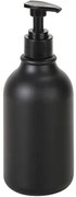 Bemeta Design Plastová láhev pro dávkovač mýdla, 500 ml, kulatá, s pumpičkou, plast, černá - 131567702