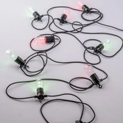 FAN I-PICNIC-INT Kabel se svítidly PICNIC, černý, polykarbonát/plast, 10 LED žárovek, RGB+CCT, stmívatelné, Wi‑Fi, IP65, délka 10 m - FANEUROPE