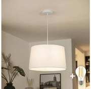 Brilagi - LED Lustr na lanku CERIA 1xE27/40W/230V pr. 45 cm bílá