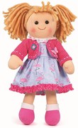 Bigjigs Toys Látková panenka Maggie 34cm