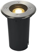 SLV 227680 Solasto 120, venkovní zapuštěné podlahové svítidlo, 1x GU10 max 6W, nerez, průměr 12cm, IP67