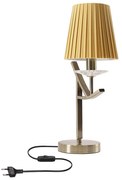 Stolní lampa VITORIA 1xE14/40W/230V žlutá/mosaz