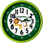 CLOCKODILE Zelené dětské hodiny LEV A LVÍČE - 3 ROKY ZÁRUKA! CCS3001
