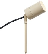 Bodové světlo se zemním hrotem béžové GU10 50mm nastavitelné IP44 vč. kabelu a zástrčky - Solo
