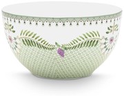 Pip Studio Lily & Lotus miska Ø15cm, zelená (porcelánová miska)