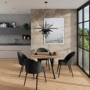 ADRK Furniture Sada stůl s židlemi RODOS 84 SE-ROD-84-L