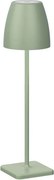 NV 9223998 Venkovní stolní lampa COLT olivově zelený litý hliník a akryl LED 2W 3000K IP54 62st. 5V DC vypínač na těle USB kabel stmívatelné - NOVA LUCE