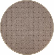 Condor Carpets, AKCE: 400x400 (průměr) kruh cm Kusový koberec Udinese béžový new kruh, béžová, chodba / předsíň