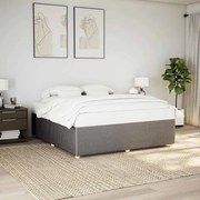 Rám postele bez matrace taupe 180 x 200 cm textil 3284960