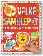 Svojtka Velké samolepky a omalovánky pro malé ruce Divoká zvířata Véronique Petit