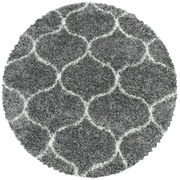 Šedý kulatý koberec ø 80 cm Salsa – Ayyildiz Carpets
