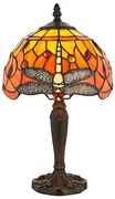 Endon 64091 - Stolní lampa Tiffany DRAGONFLY 1xE14/40W/230V pr. 20 cm