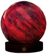 Světelná dekorace na USB v tmavě přírodní barvě ø 12 cm Galaxy Breeze – Gingko