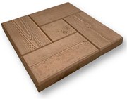 Báča Beton Plošná dlažba chodníková protiskluzová - Prkna (30 x 30 x 3 cm) Barva: Světle hnědá, Objednávám: Jednotlivé kusy