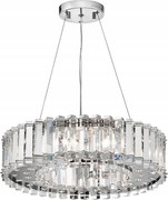 Křišťálová závěsná lampa Crystal Skye KL-CRYSTAL-SKYE8 Kichler IP44 chrom