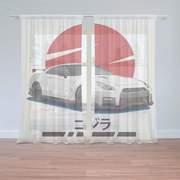 Sablio Záclony Nissan GTR 35 Japonské slunce: 2ks 150x250cm