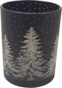 Skleněný svícen - 12 cm