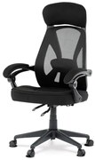 Ergonomická kancelářská židle VIGELTI - černá síťovina Barva: černá
