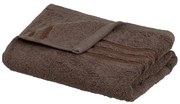 Hnědý froté bavlněný ručník 50x100 cm Simple – Casa Selección