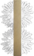 Toolight Toolight, LED nástěnné svítidlo, 6W, 500lm, 4000K, G147-2W, zlatá matná, OSW-04703