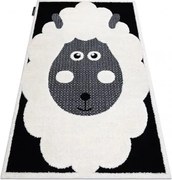 Moderní dětský koberec JOY Sheep, ovce, strukturální dvě vrstvy roun