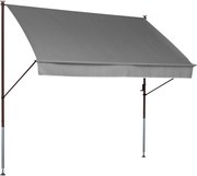Upínací markýza Angerer (světle šedá, 150 cm)