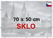 Příslušenství k puzzle bfhm rám na puzzle euroclip, 70 x 50 cm, sklo